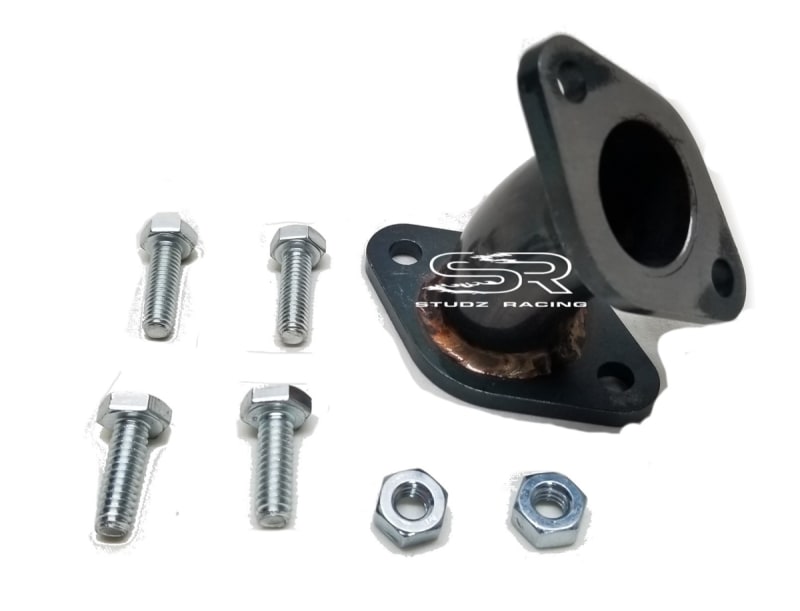 Manifold, 22mm Mikuni to GX200, 45 degree, Curved Steel, Economy Model