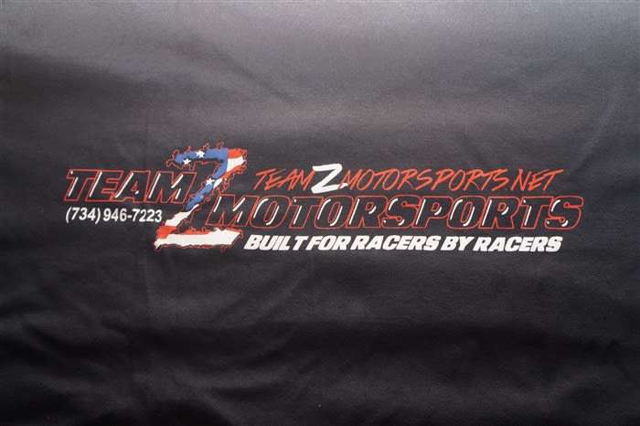Women's Swoop Neck Team Z Motorsports Old School T-Shirt