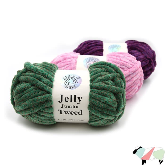 Chenille Yarns | Super Bulky | Jumbo Tweed Yarn