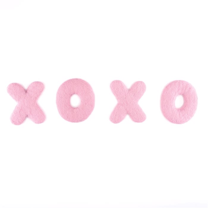 felt letters, felted letters, felt letters xoxo