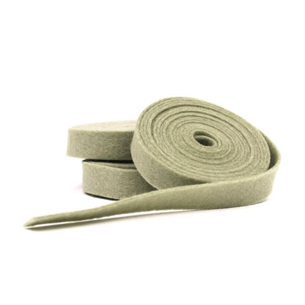 Taupe Wool Felt Ribbon, Brown Felt, Brown Wool Felt