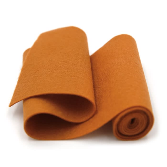 Ginger Wool Felt Roll