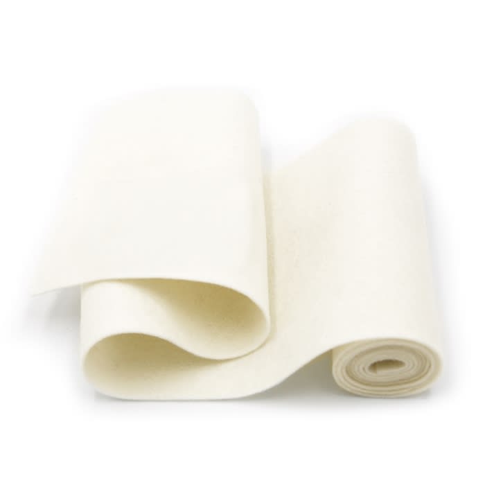 Ivory Wool Felt Roll: 100% European Wool Felt