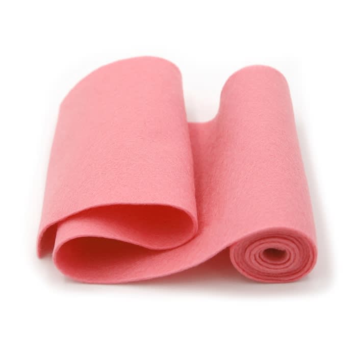 Light Pink Wool, Pink Wool Felt Roll
