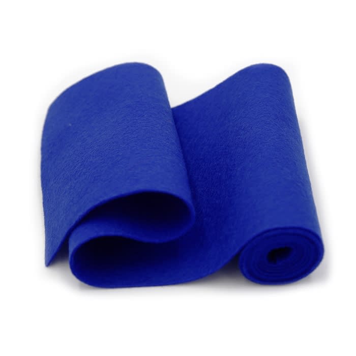 Royal Blue Wool Felt Roll