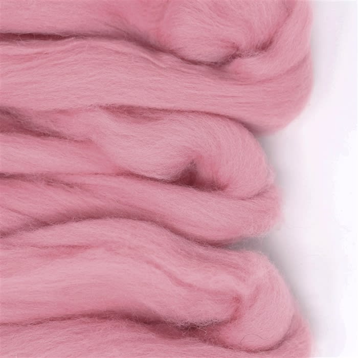 Wool Roving - 45. Rosewood