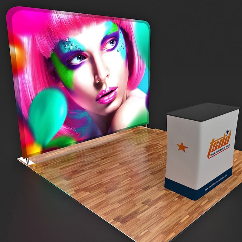 10ft Color Wave Trade Show Booth [KIT] - Shop Today