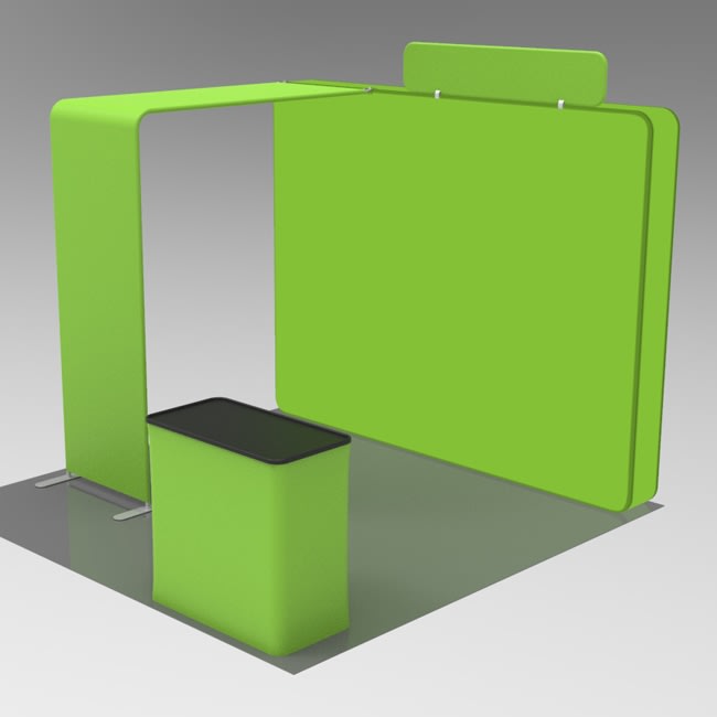 10 X 10 ft Backlit Bridge Trade Show Booth - Shop Today