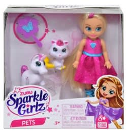 100522-Sparkle Girlz Doll Play Set