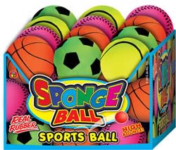 986-Sponge Sports Balls 24/PDQ