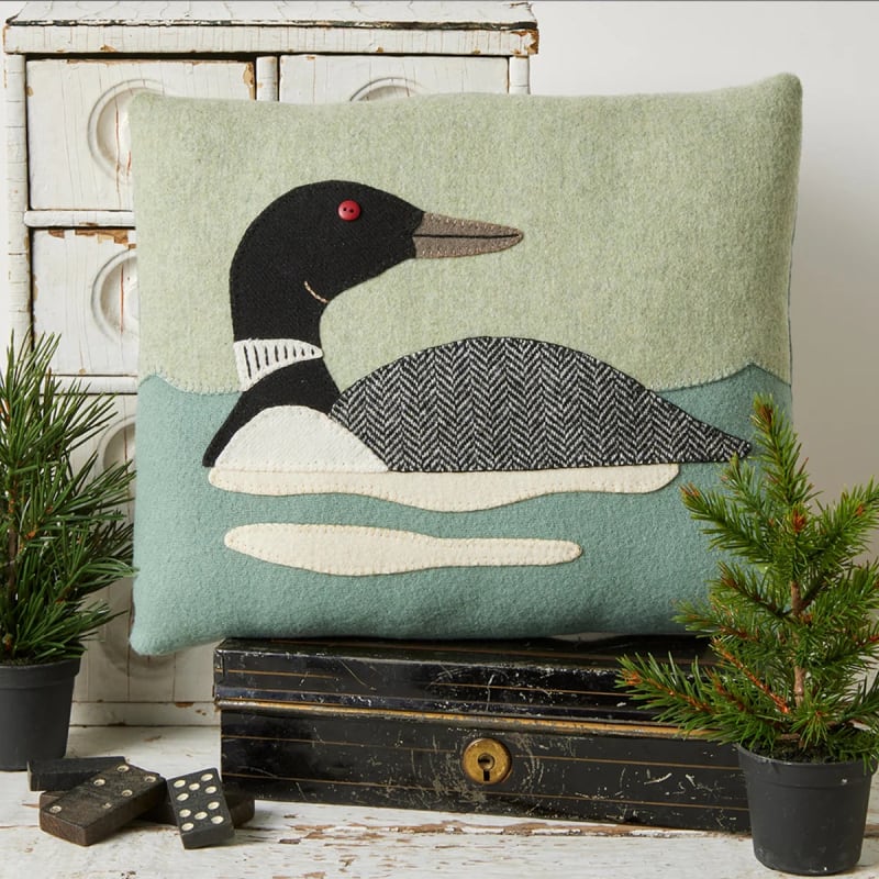 LOON PILLOW PATTERN from Buttermilk Basin