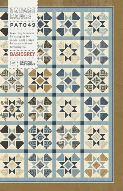 Square Dance Quilt Pattern by BasicGrey