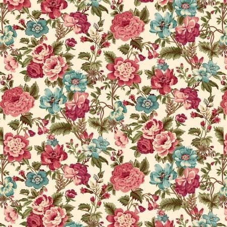 MARIAKERKE CREAM FLORAL by Michelle Yeo