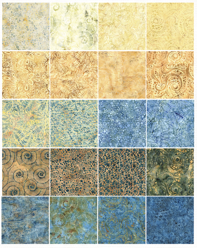 STONE STRATA Batik Layer Cake from ISLAND BATIK