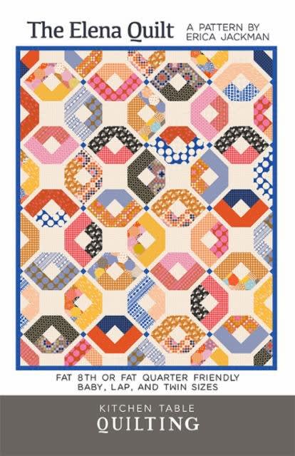 The Elena Quilt Pattern by Kitchen Table Quilting