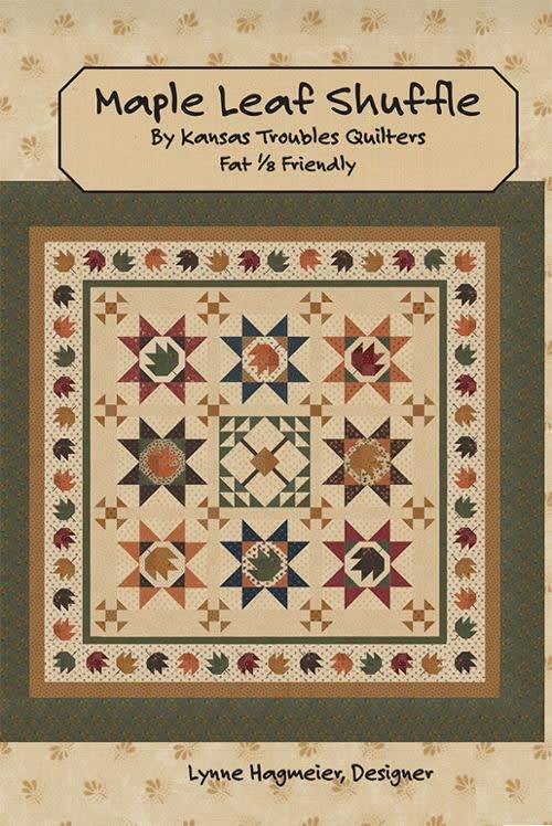 Maple Leaf Shuffle Quilt Pattern by Kansas Troubles Quilts