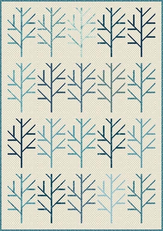 blue Birch quilt pattern by Edyta Sitar