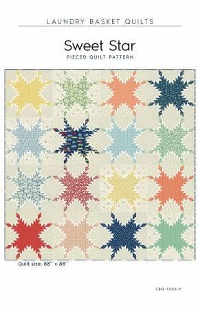 Sweet Star Quilt Pattern by Laundry Basket Quilts Vintage & Vogue