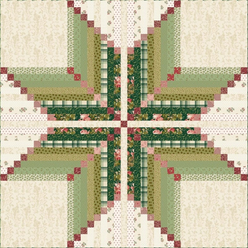 JOY Virginia Star Quilt Pattern-Laundry Basket Quilts from Vintage & Vogue