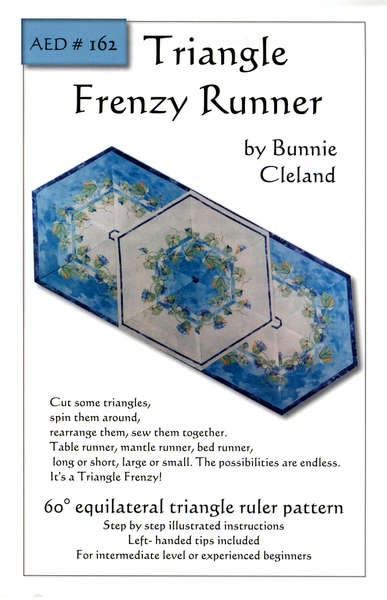 Triangle Frenzy Border Stripe Table Runner