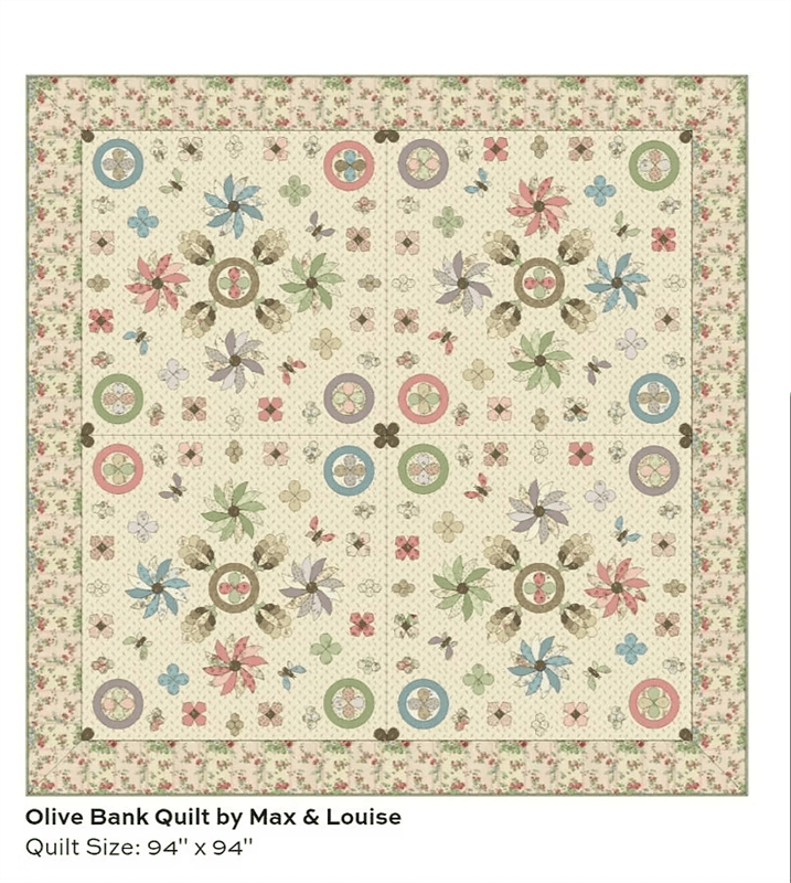 AYLA: OLIVE BANK Quilt Pattern by Max and Louise