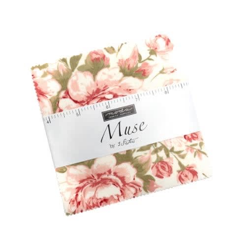 MUSE Charm Pack (42) by3 SISTERS for Moda -VINTAGE & VOGUE