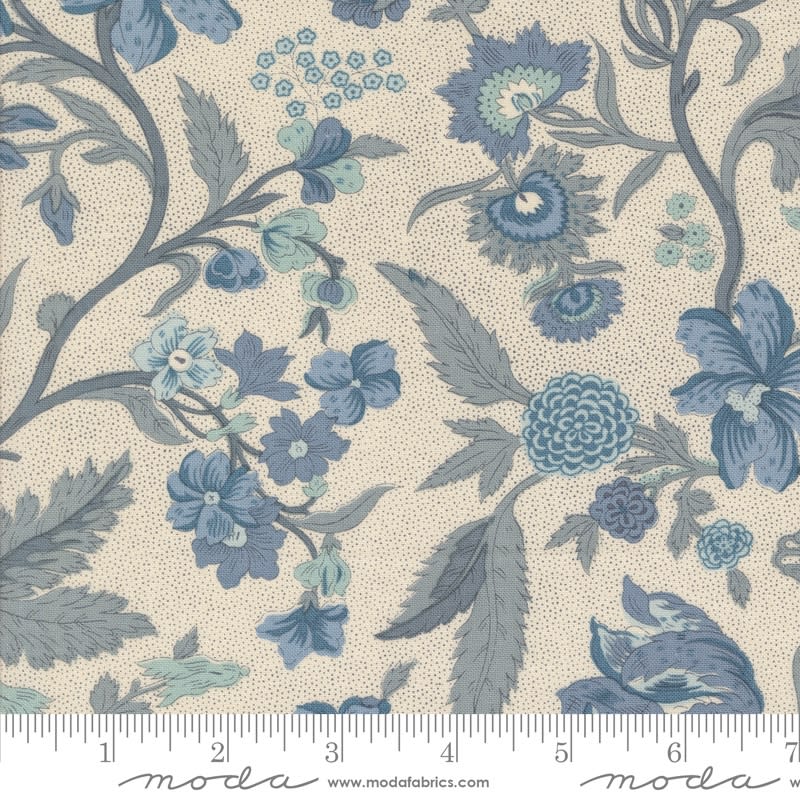 SACRE BLEU Parterre Floral in Pearl/ French Blue 13970-13