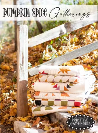 PUMPKIN SPICE QUILT PATTERN BOOK by Primitive Gatherings Vintage & Vogue