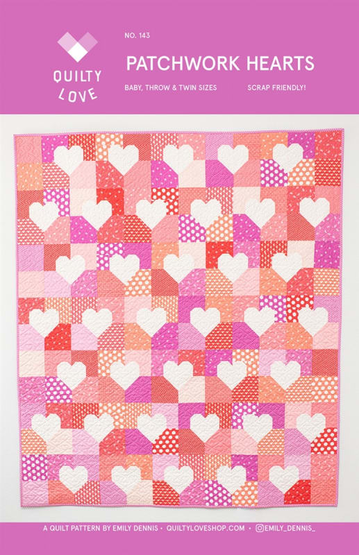 Patchwork Hearts Quilt Pattern Quilty Love Vintage & Vogue