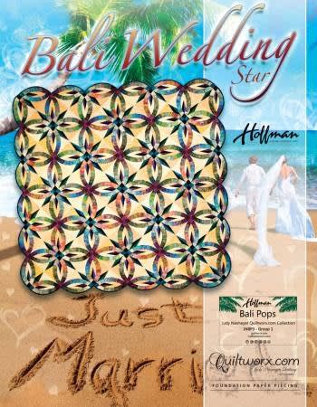 Bali Wedding Star Quilt paper pieced Quilt Pattern by Judy Niemeyer