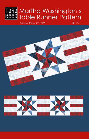 Martha Washington Table Runner Pattern by Tara Reed