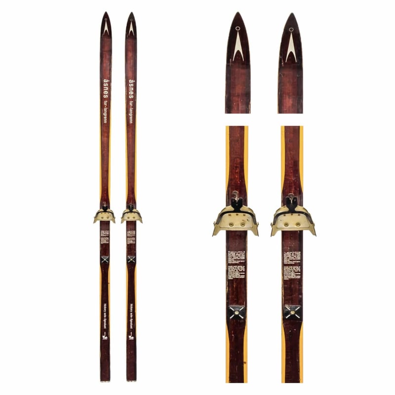 1970s Asnes Tur-Langrenn Vintage Cross Country Skis with 3 Pin Bindings ...