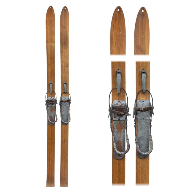 1943 Northland 10th Mountain Division WW11 Hickory Flat Top Military ...