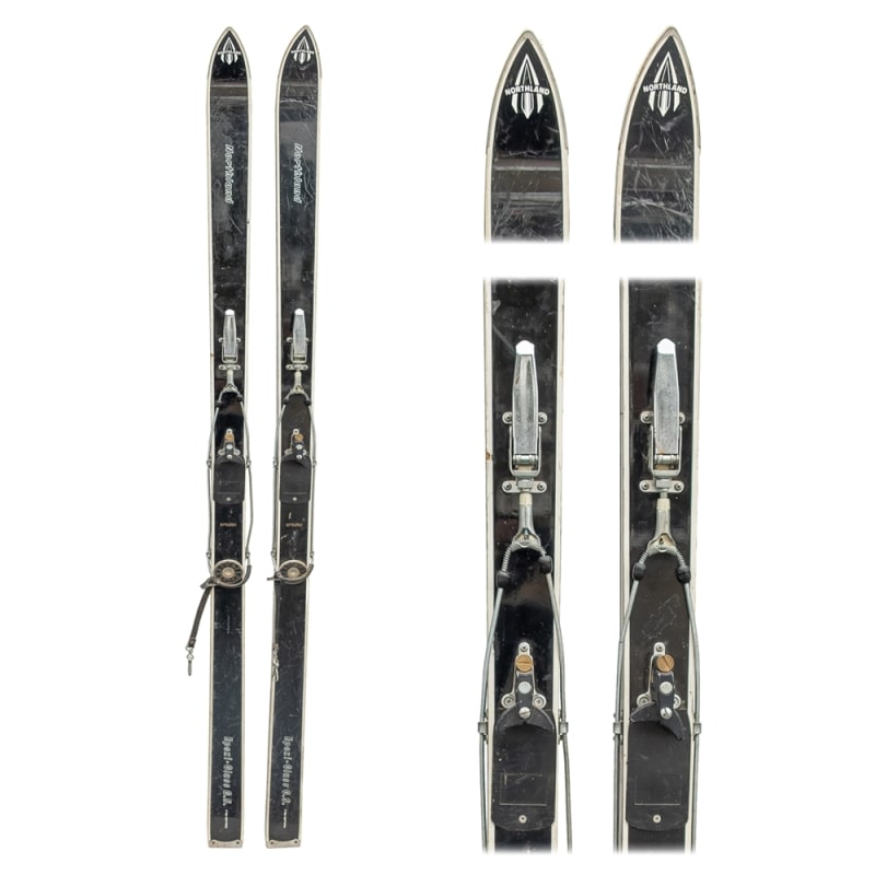 1960's Northland Epoxi Glass Vintage Downhill Skis with Ski Free ...