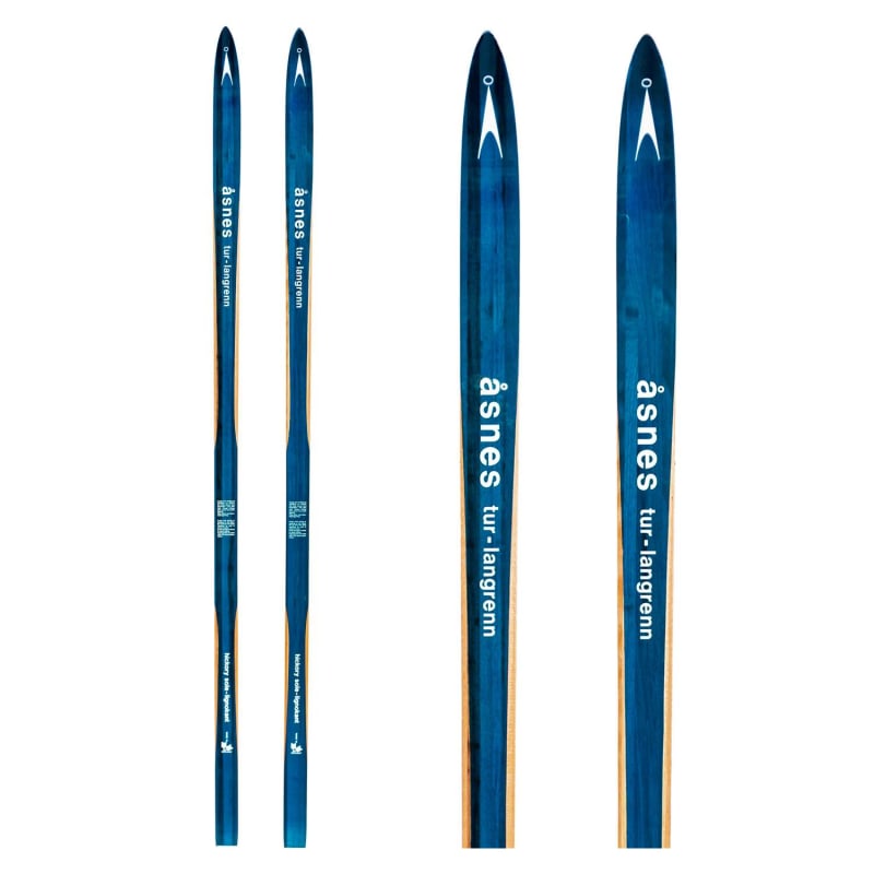 1970s Asnes Unmounted Vintage Cross Country Skis Made in Norway