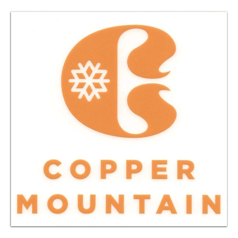 Copper Mountain, Colorado Ski Area Sticker for Ski Helmets, Skis, and ...