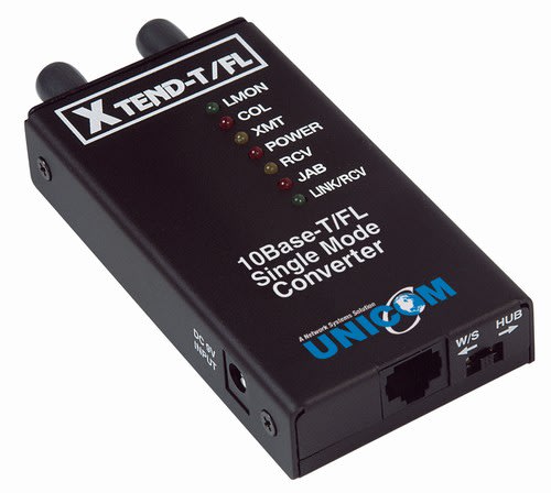 Unicom ETP-20108-SM ETHERNET CONVERTER, 10BASE-T/10BASE-FL(ST/SM/20KM), DC