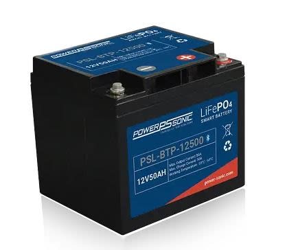 Power Sonic PSL-BTP-12500 Lithium Series, 12.8 V 50AH Bluetooth