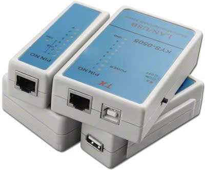Pan Pacific TSR-NETCBL2 Rj-45 & Usb Cable Testor