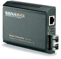 Signamax 065-1195 1000T to 1000SX Media Converter SC/MM