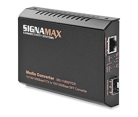 Signamax 065-1196SFPDR 10/100/1000TX to 100/1000X SFP Media Converter