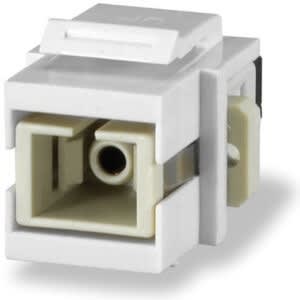 Signamax CMK-SCG-WH SC OM3/4 Keystone Connector Module, White