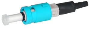 Signamax FPC-ST51 ST OM3/4 Pre-Polished Connector, Aqua