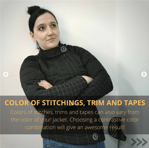 Custom Thread Sitching Color for Jacket or Pants