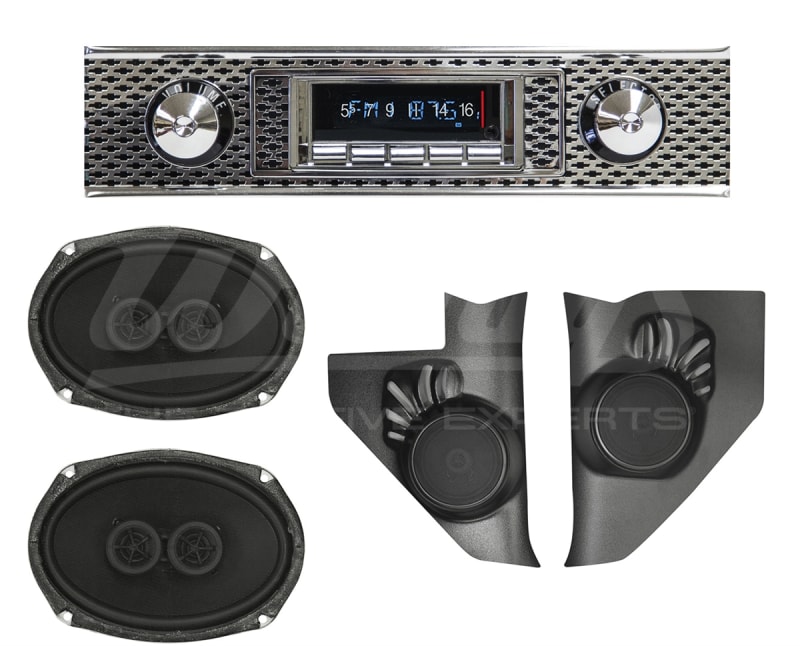 Custom Autosound 1955 Chevy Radio - Ultimate Package