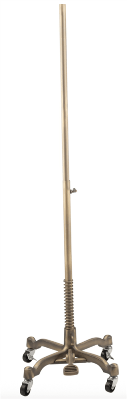 Bronze Metal Rolling Base for Dress Forms & Mannequins | Zing Display