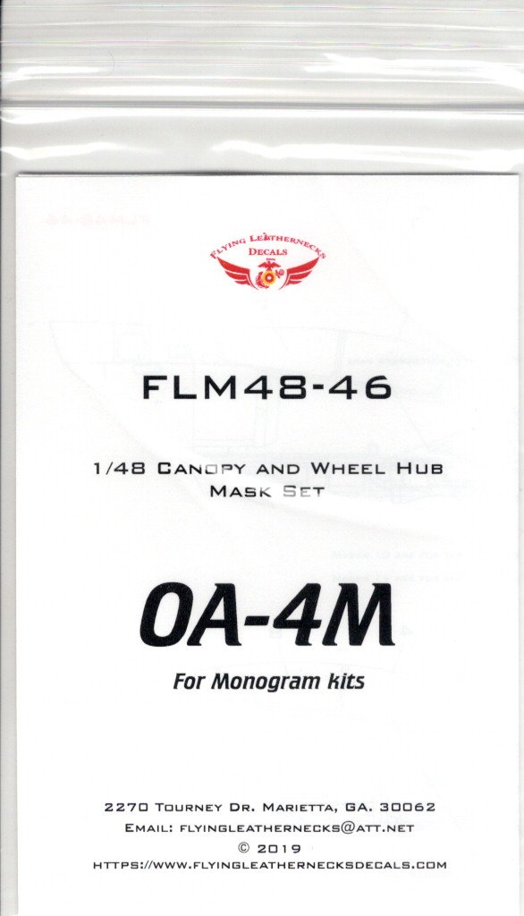 FLM48-46 OA-4M canopy/wheel masks for Monogram