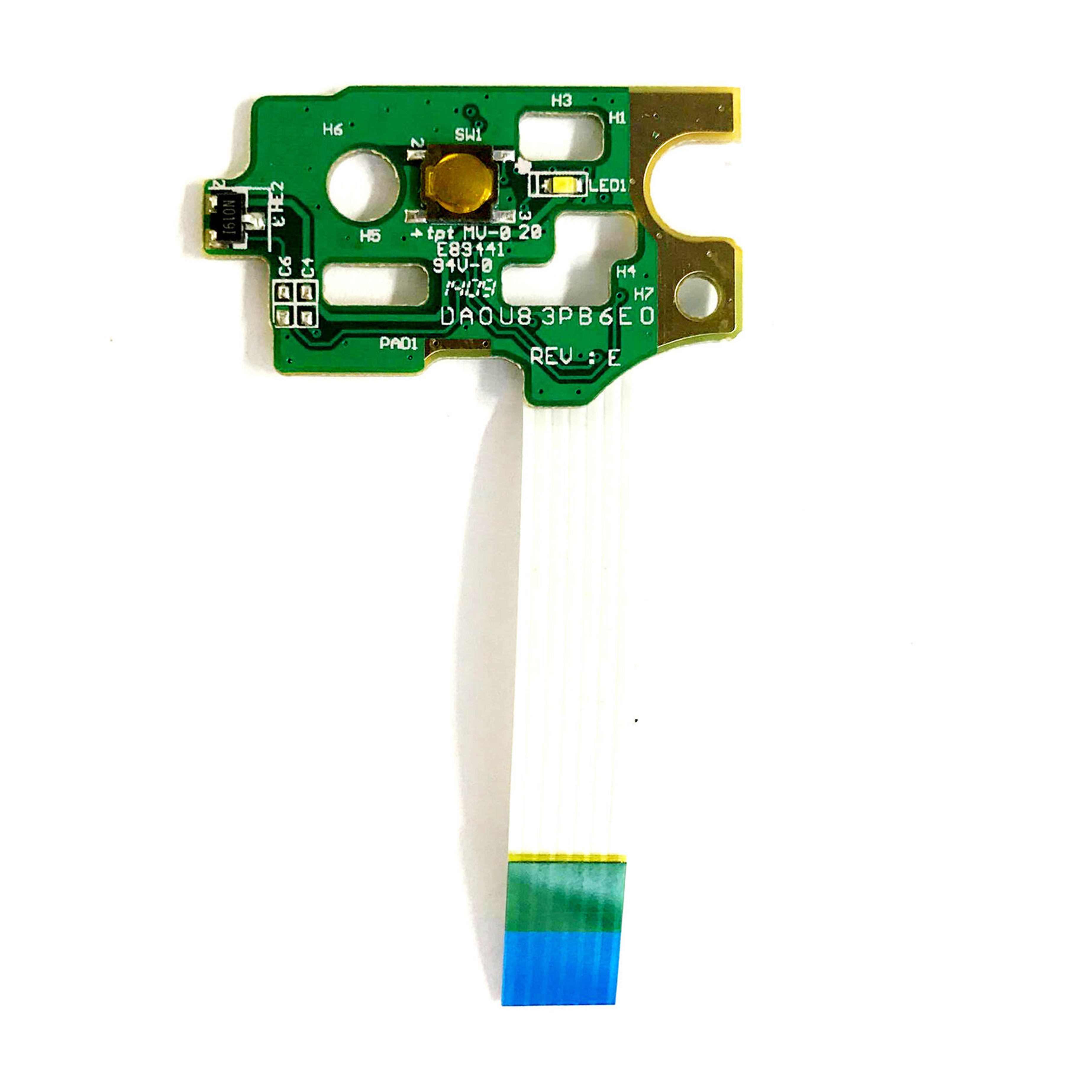 HP Pavilion 15-F Series OEM Power Button Board DA0U83PB6E0 w/ Ribbon ...