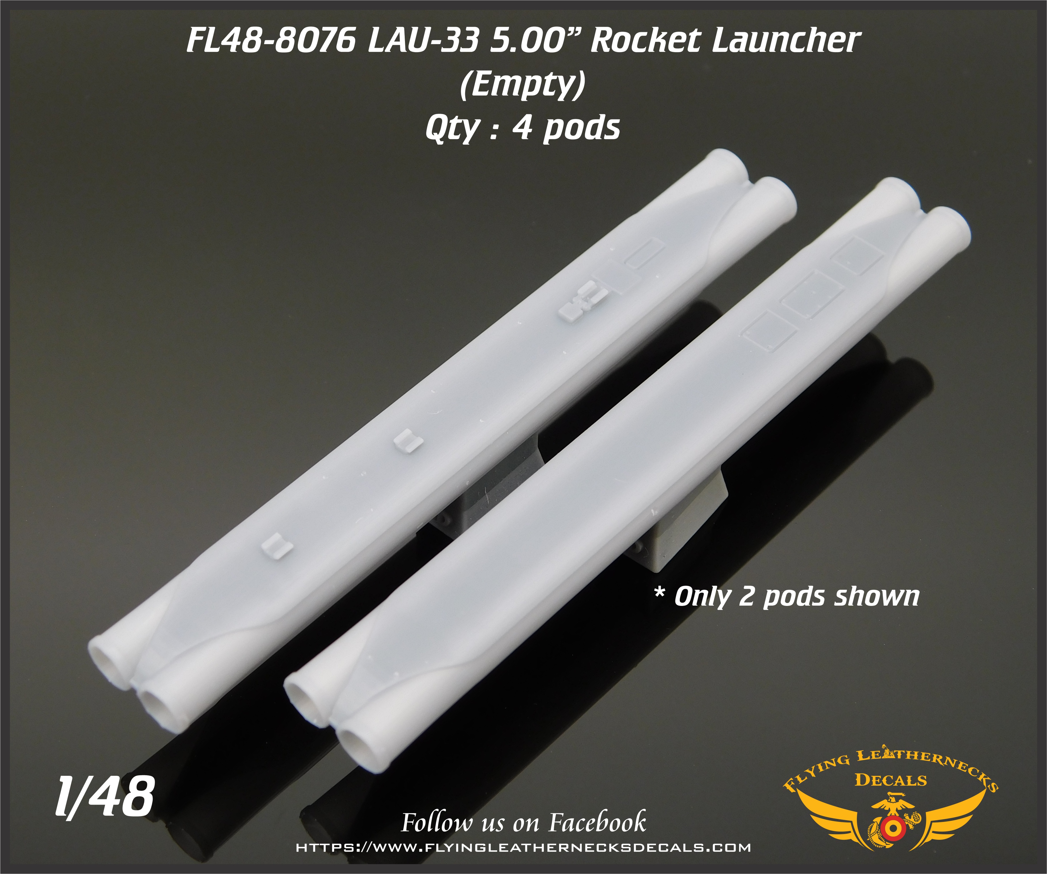 FL48-8076 LAU-33 5.00" Rocket Launcher (Empty)