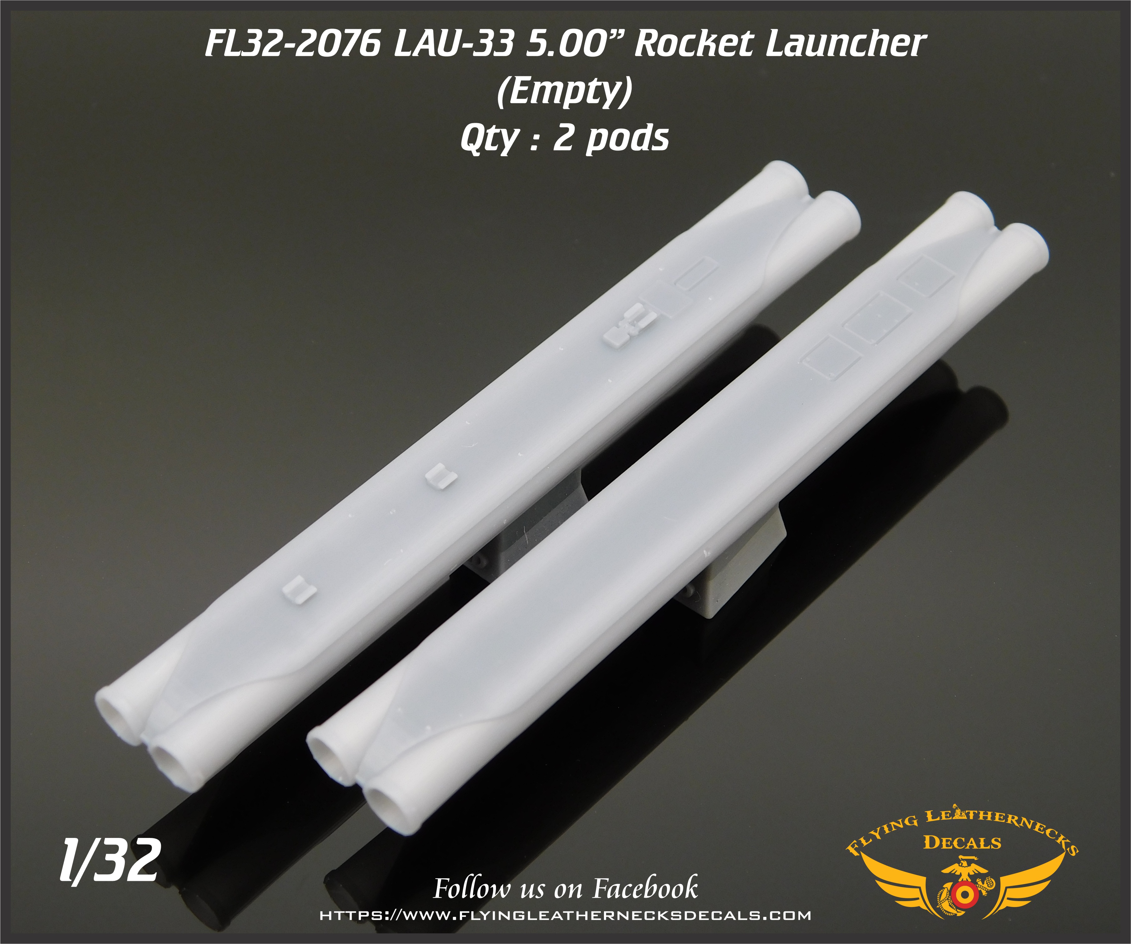 FL32-2076 LAU-33 5.00" Rocket Launcher (Empty)